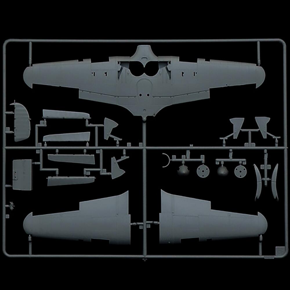 Italeri Hurricane Mk.IIC Fighter Aircraft Model Kit Scale 1/48