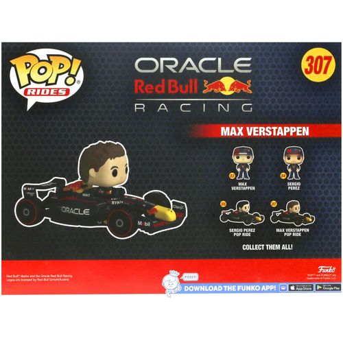 Funko POP! Rides Max Verstappen in Red Bull Racing Car Figure 307