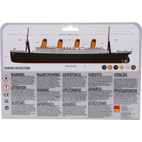 Airfix R.M.S. Titanic Model Kit Starter Set Scale 1/1000