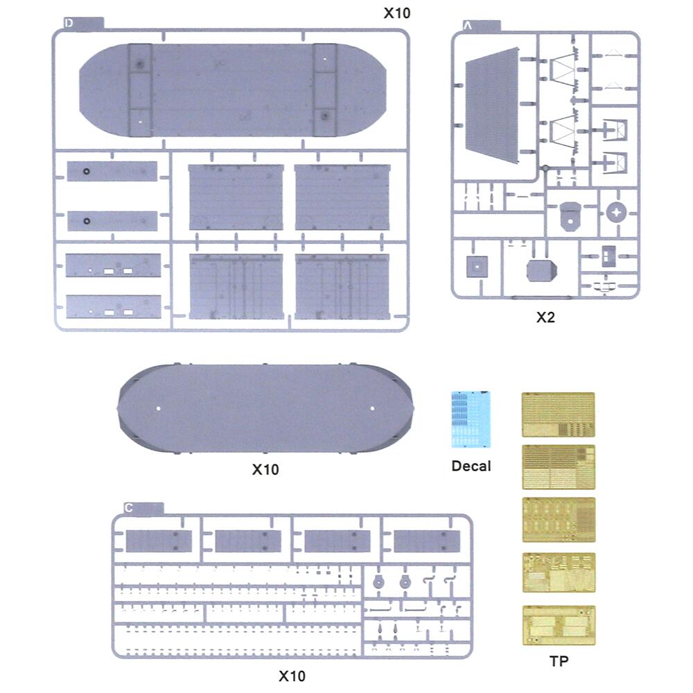 Takom USS ABSD-1 Large Auxiliary Floating Dry Dock Model Kit 1:350