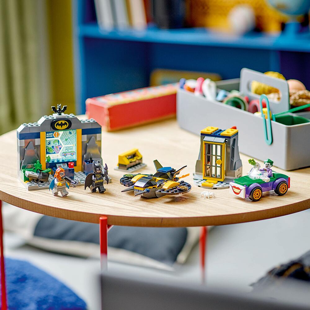 LEGO DC The Batcave with Batman Batgirl and The Joker Building Set 76272