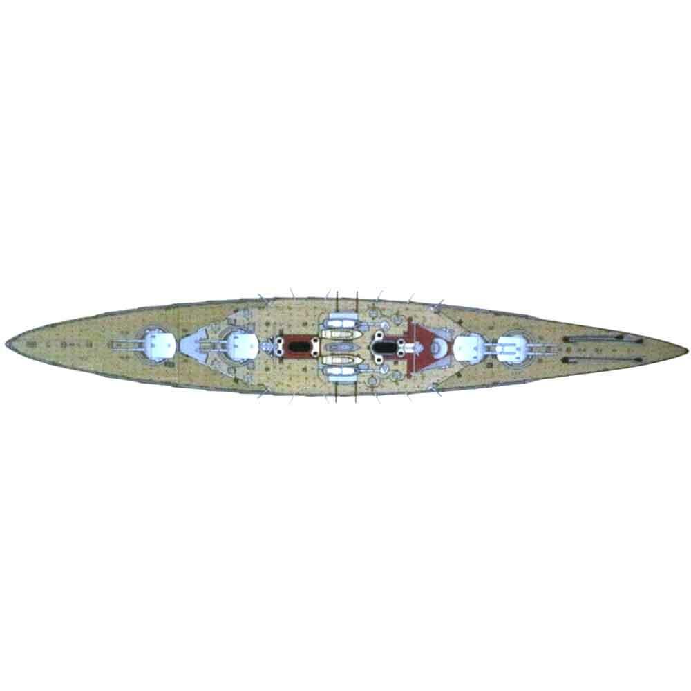 Takom SMS Derfflinger 1916 WWI Battlecruiser Model Kit Scale 1/700