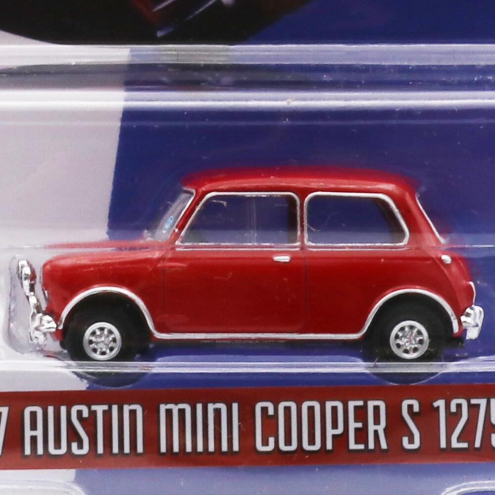 Greenlight Hollywood The Italian Job Mini Cooper Die Cast Model in RED 1:64