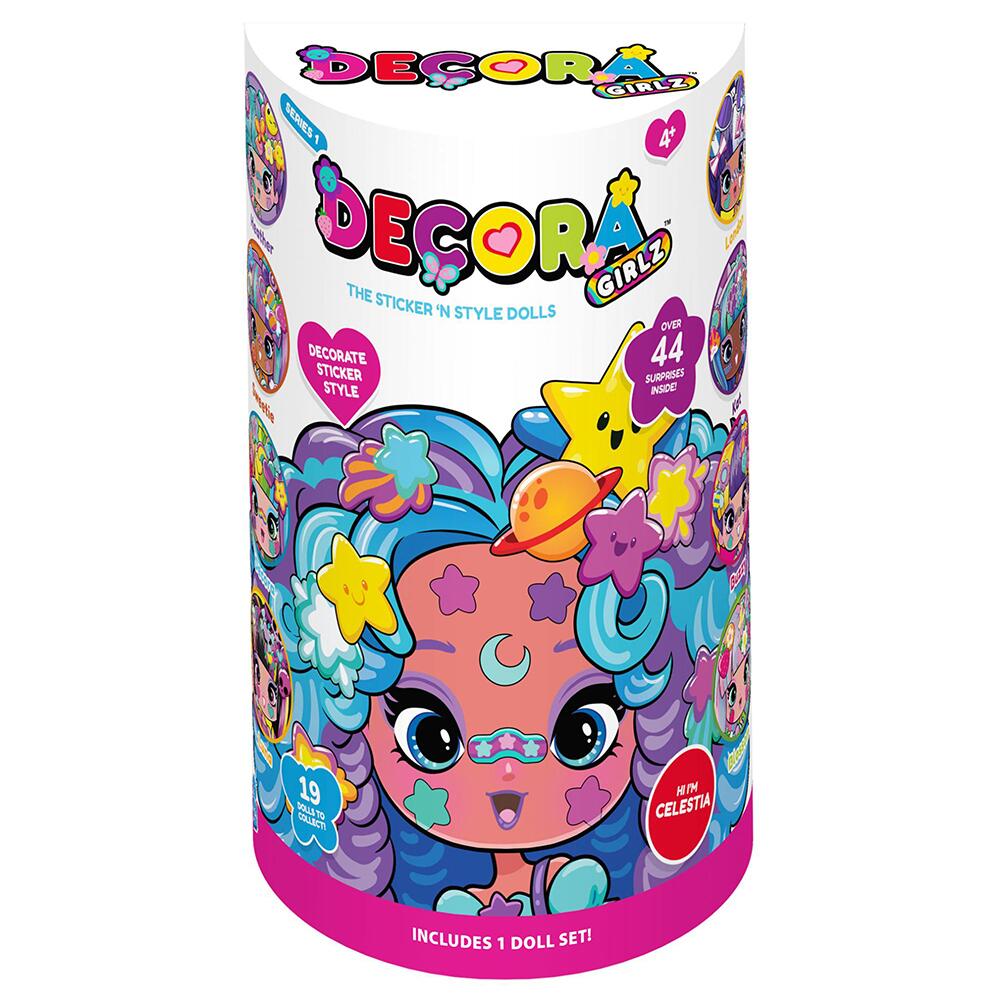 Decora Girlz Sticker 'N Style Doll Set CELESTIA