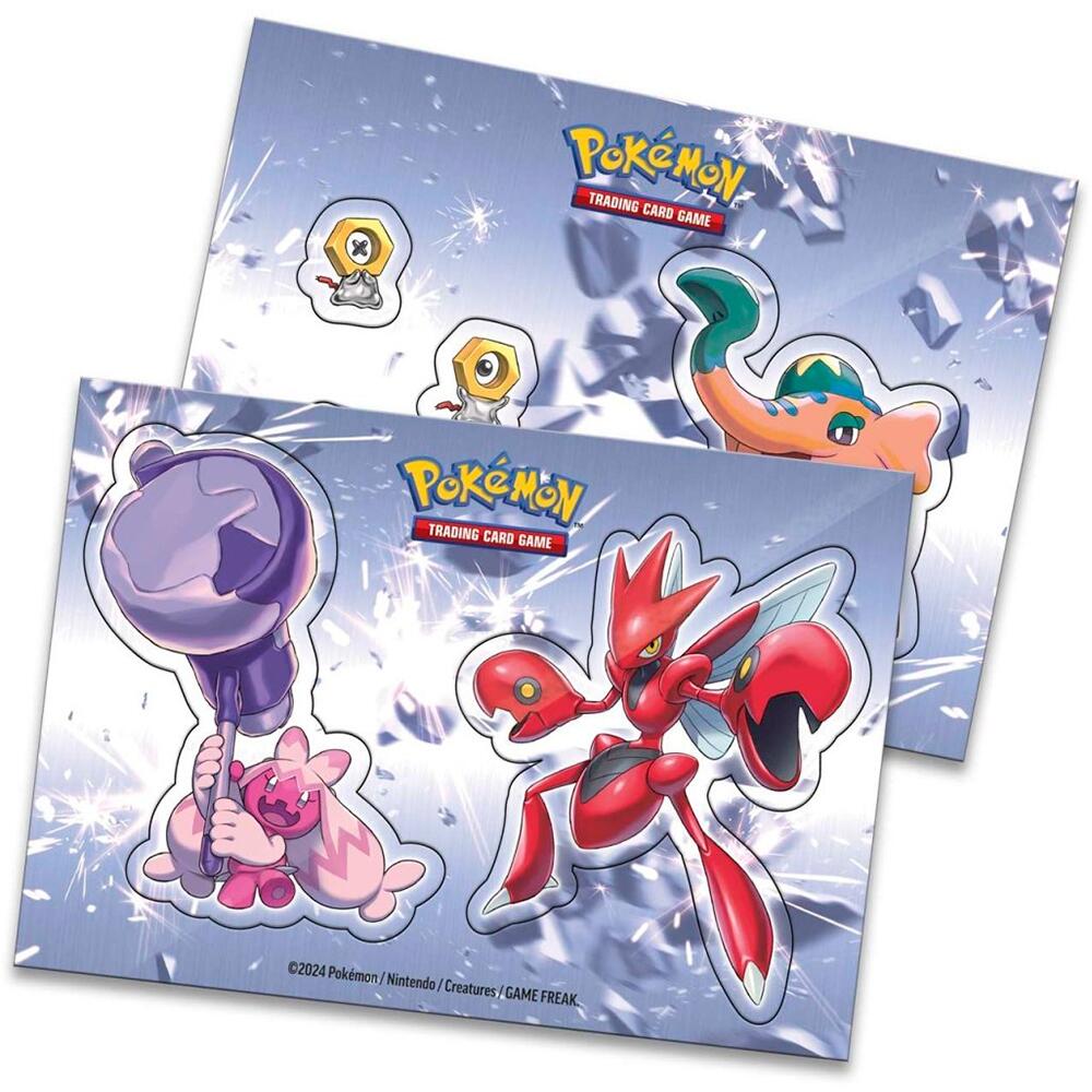 Pokémon Trading Card Game Stacking Tin GREY COLOUR STEEL TYPE