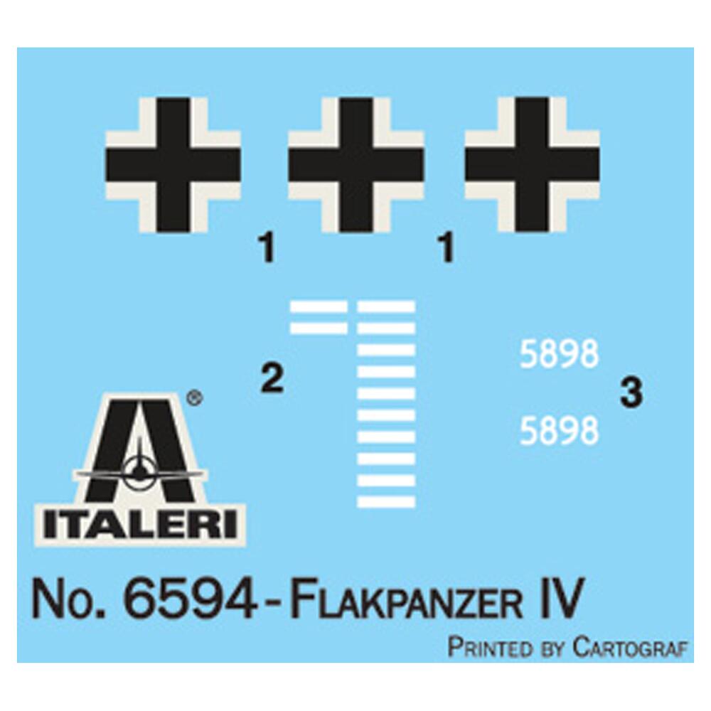 Italeri Flakpanzer IV Ostwind German Tank Model Kit 1:35 Scale