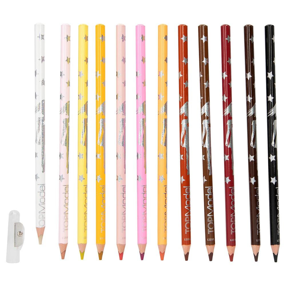 Depesche TOPModel Skin & Hair Colouring Pencil Set