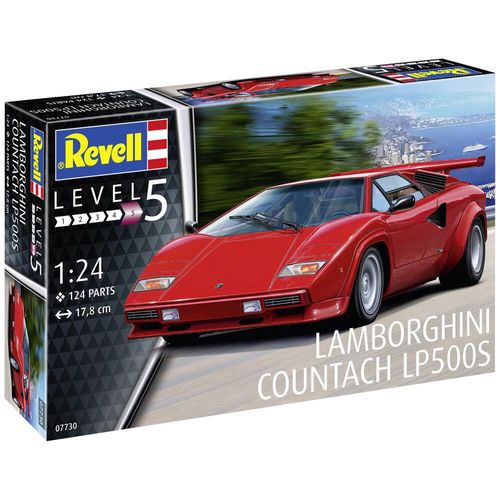 Revell Lamborghini Countach LP500S Sports Car Model Kit Scale 1:24