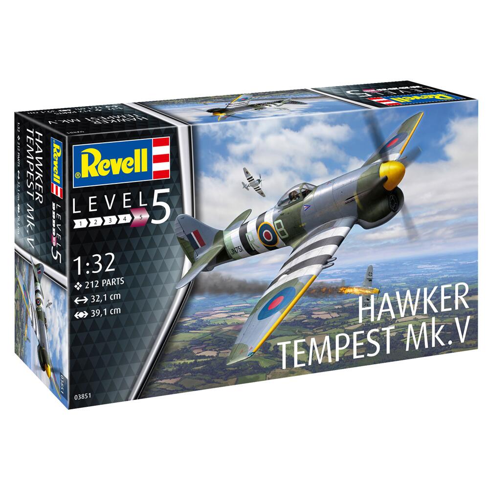 Revell Hawker Tempest Mk.V Aircraft Model Kit (Level 5) (Scale 1:32)