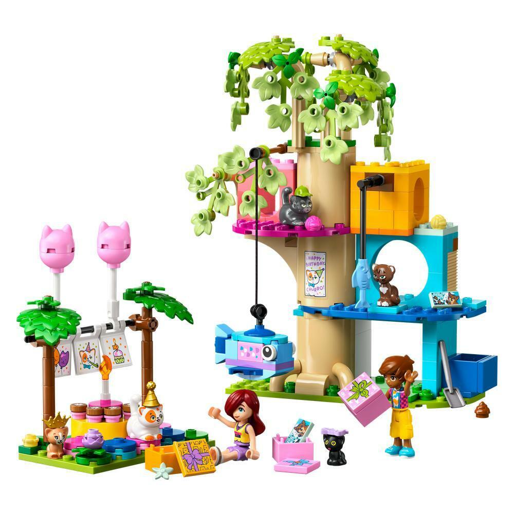 LEGO Friends Cat Birthday Party & Tree House