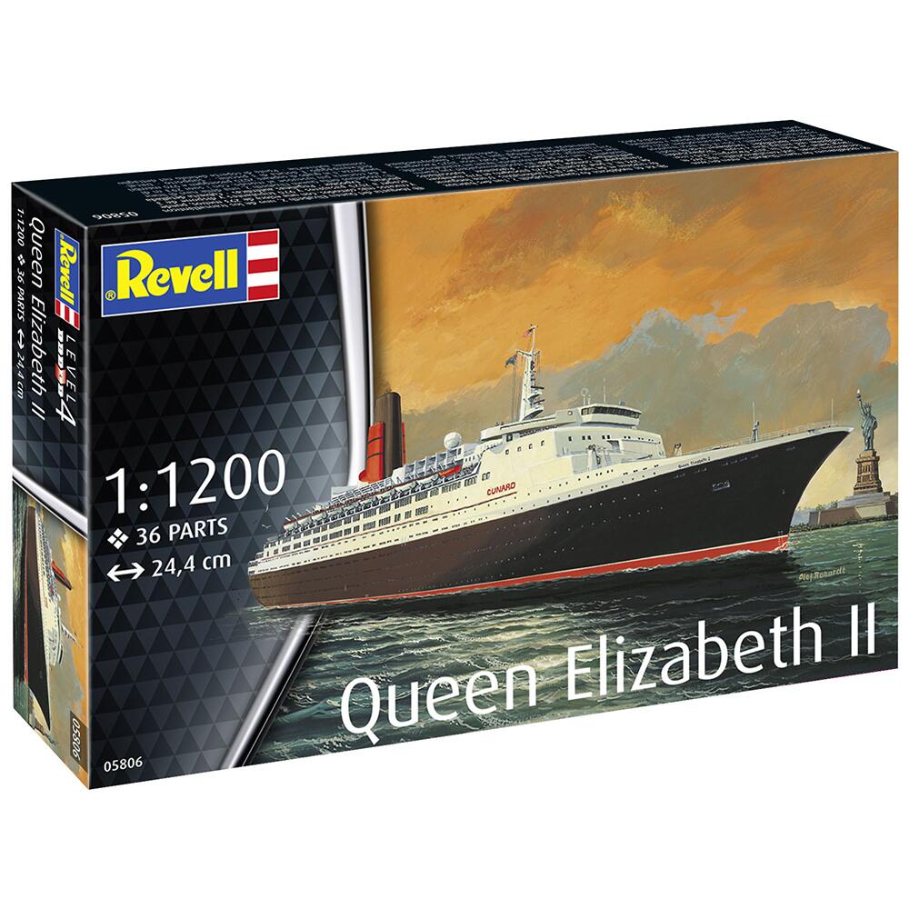 Revell Queen Elizabeth II 1:1200 Scale Model