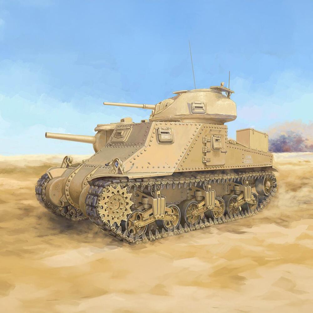I Love Kit M3 Grant Medium Tank Military Model Kit Scale 1:35