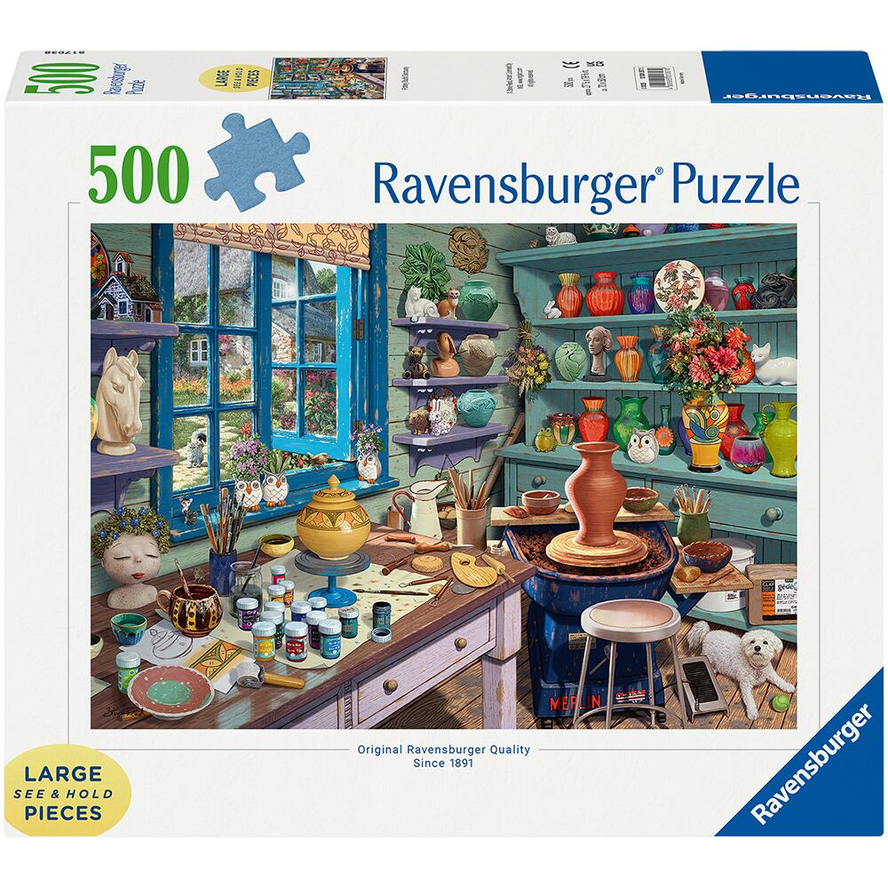 Ravensburger Pottery Studio Sanctuary 500 Piece Jigsaw Puzzle