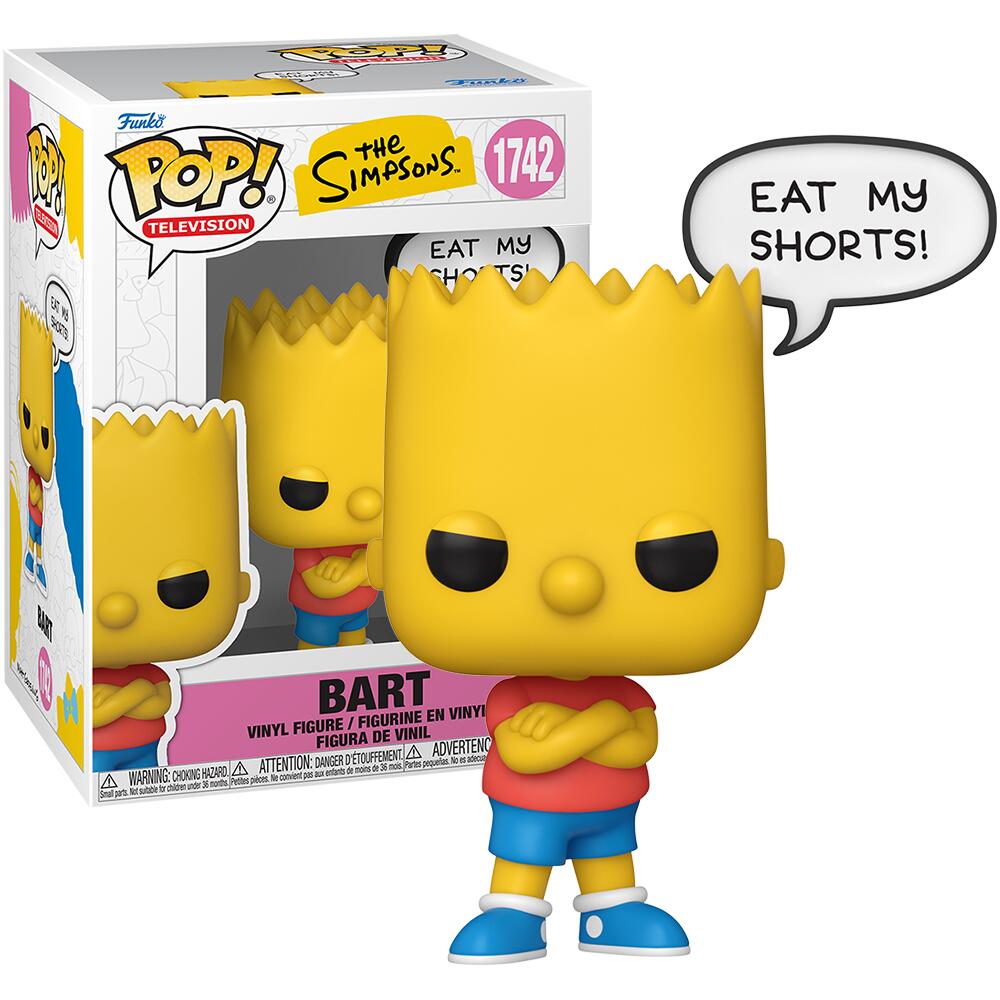 Funko POP! Television The Simpsons Bart Eat My Shorts Sayings Vinyl ...