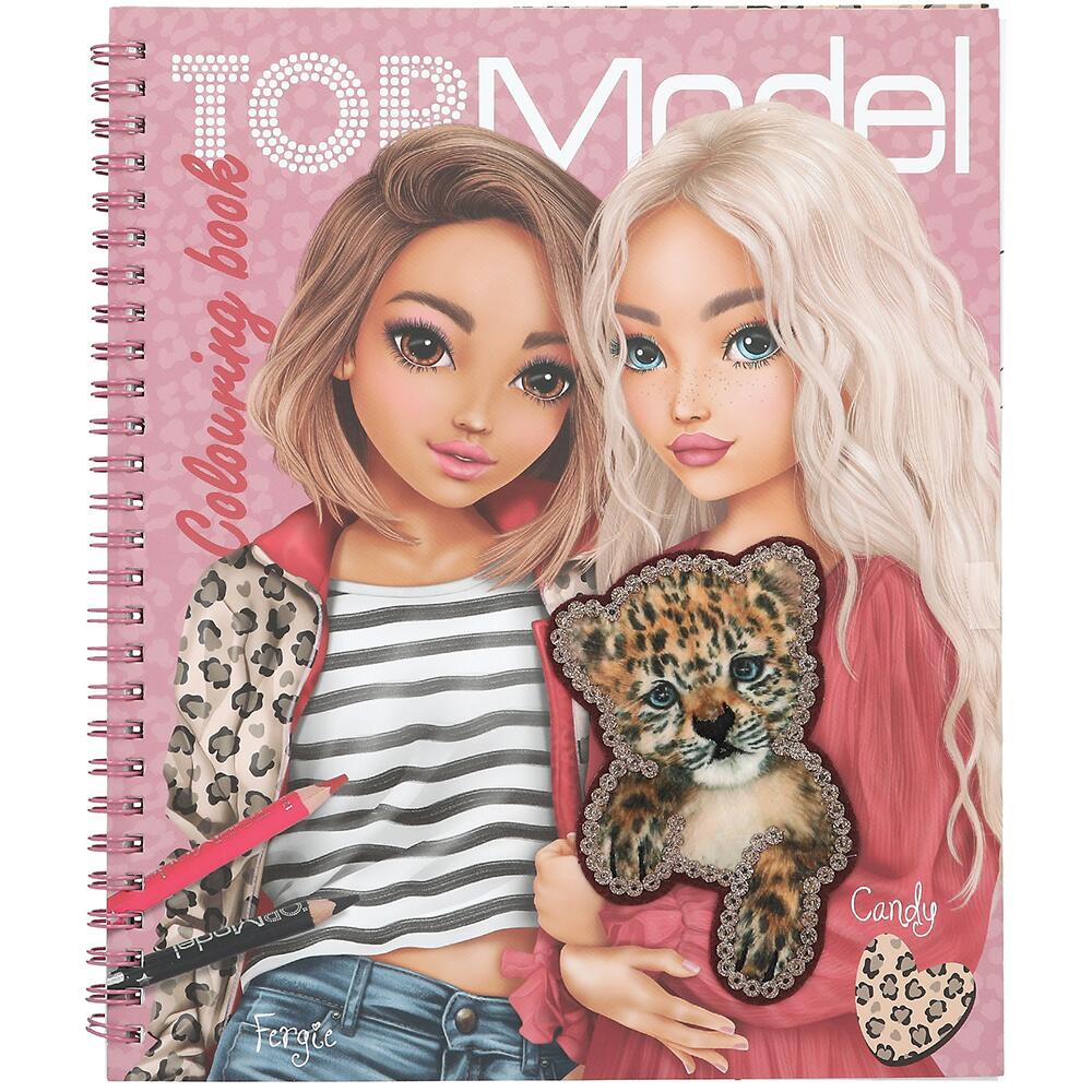 Depesche TOPModel Leoheart Colouring Book with Candy & Fergie