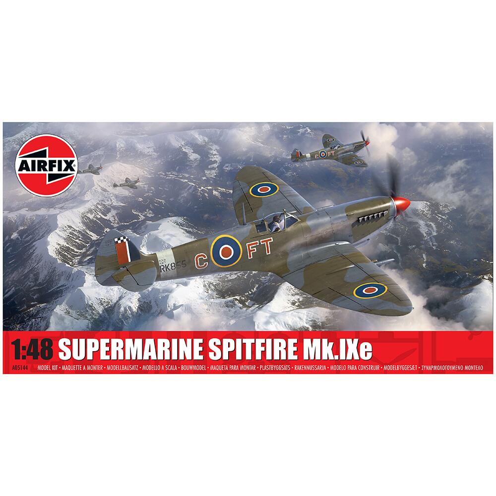 Airfix Supermarine Spitfire Mk.IXe Military Aircraft Model Kit Scale 1:48