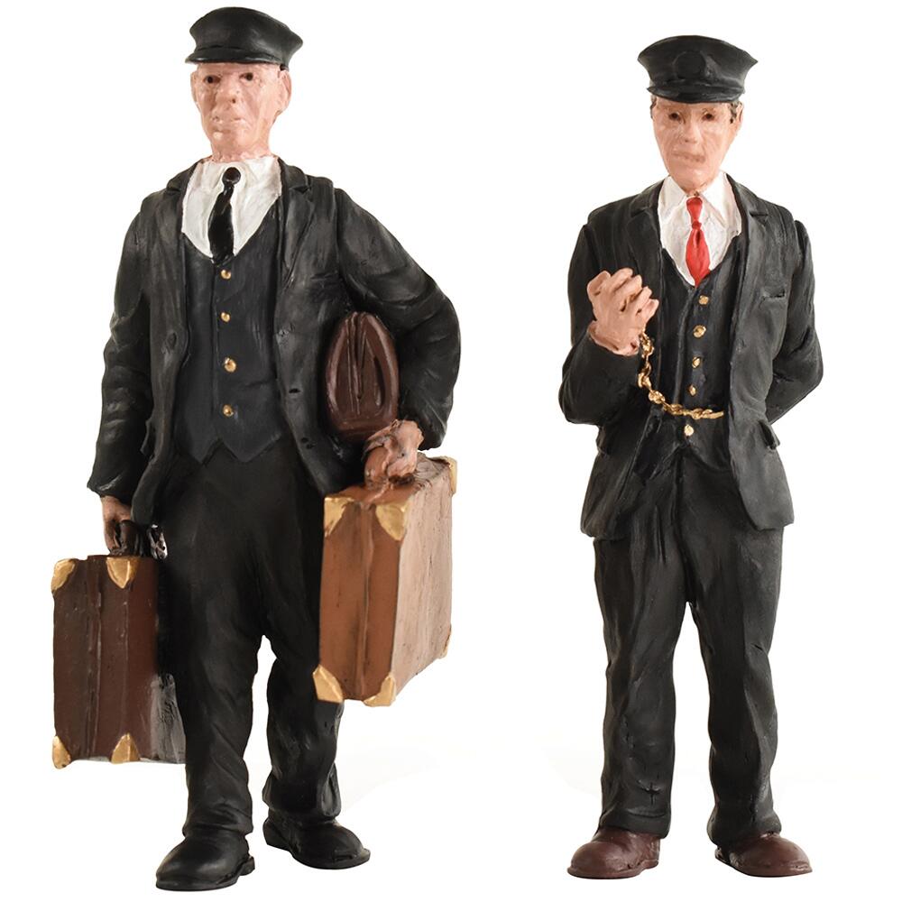 Scenecraft Porter and Station Master 16mm Scale Figure Set for Model ...