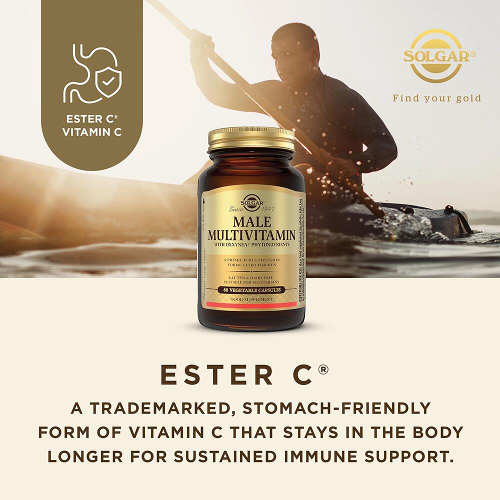 Solgar Male Multivitamin 60 Vegetable Capsules
