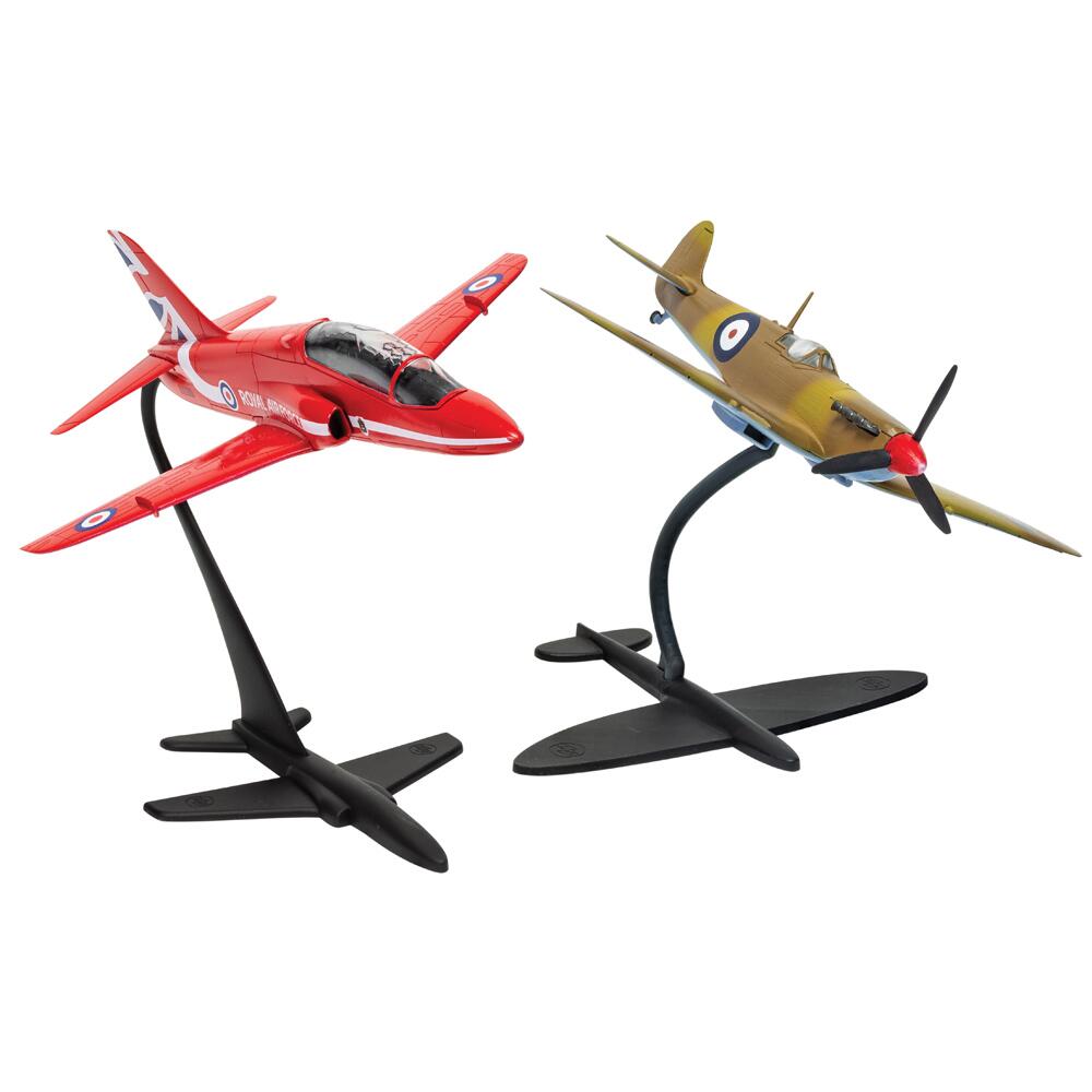 Airfix Best of British Supermarine Spitfire & RAF Red Arrows Hawk Model ...