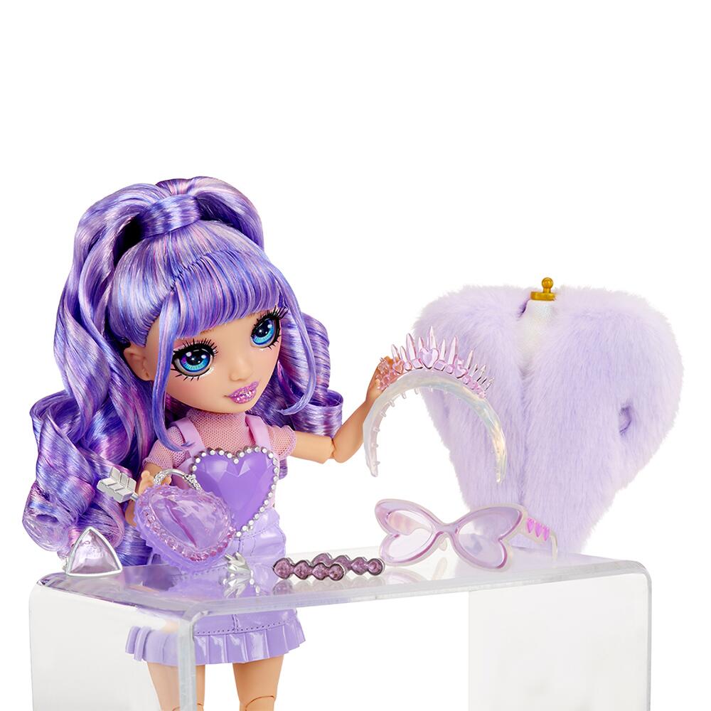 Rainbow High Creative Crystals Doll VIOLET WILLOW