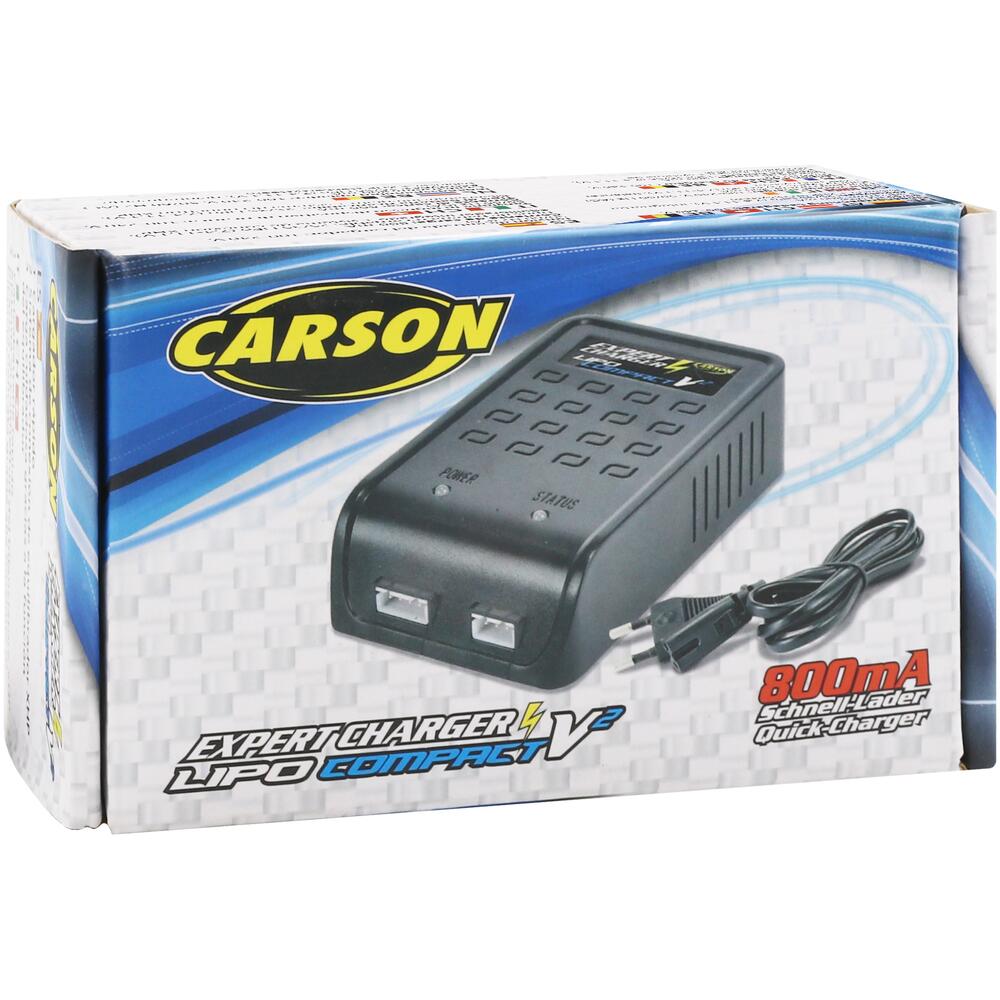 Carson RC Battery Charger LIPO Compact V2 UK Plug