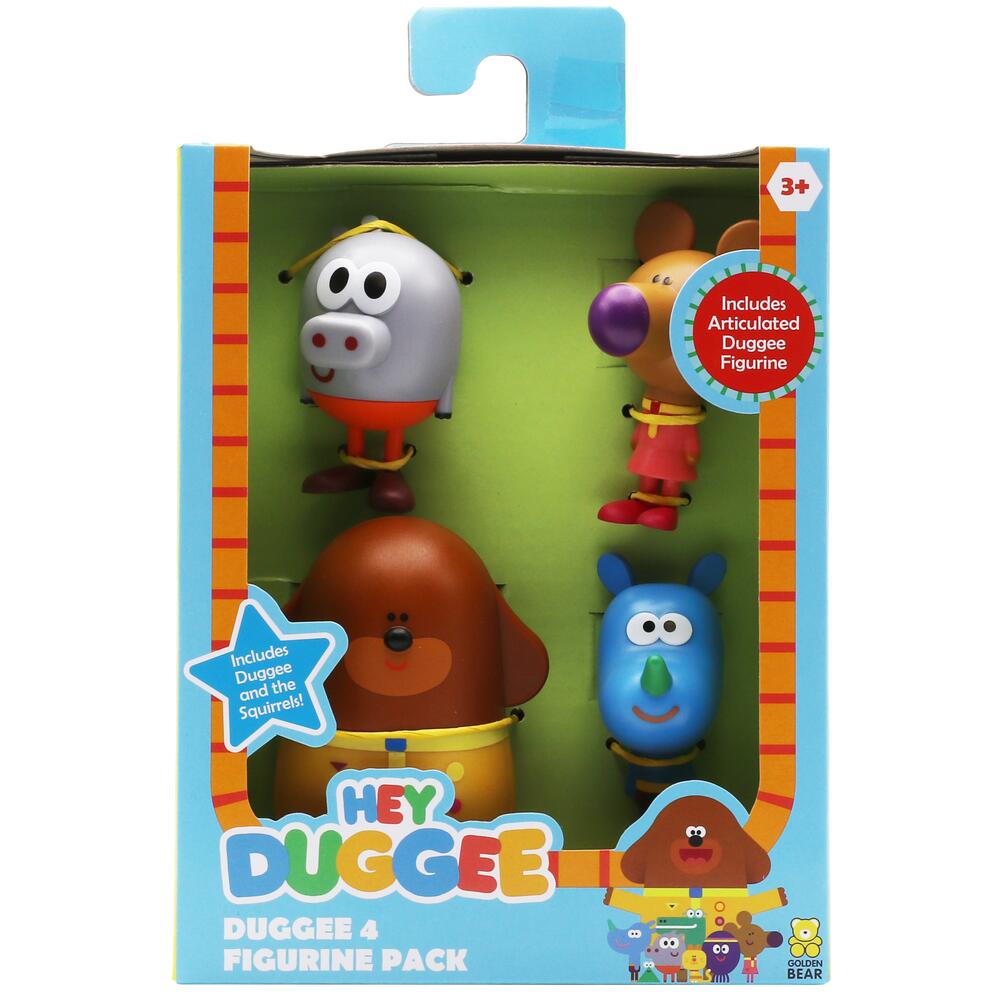 Hey Duggee Tag Roly Norrie 4 Figure Pack