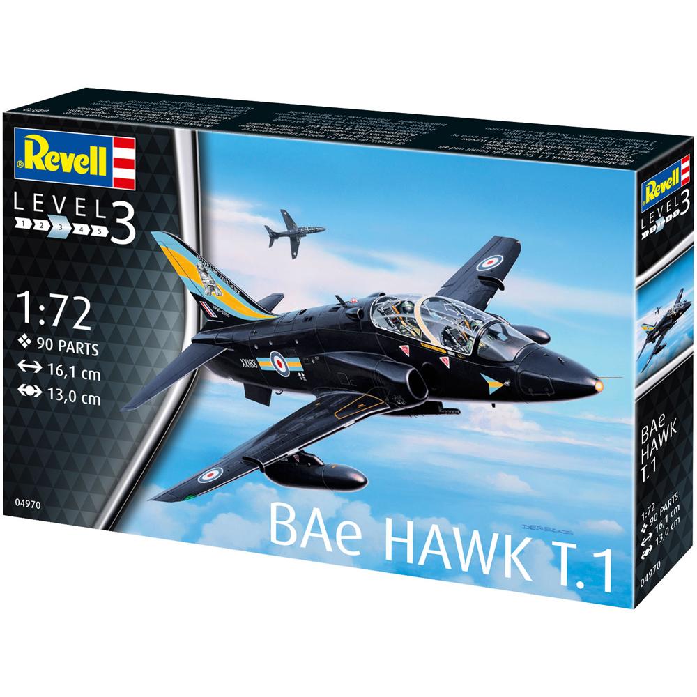 Revell BAe Hawk T.1 Military Plane Model Kit (Scale 1:72)