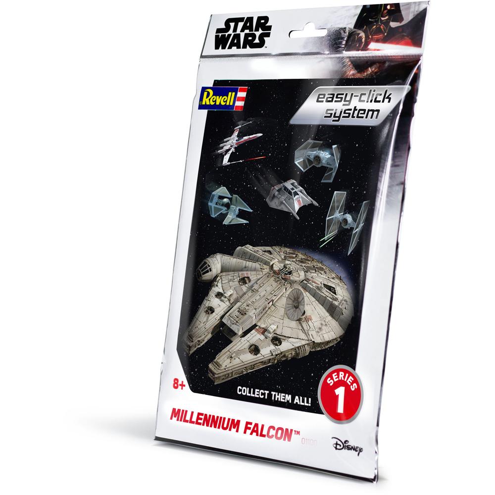 Revell Star Wars Easy-Click Millennium Falcon Model Kit (Scale 1:241)