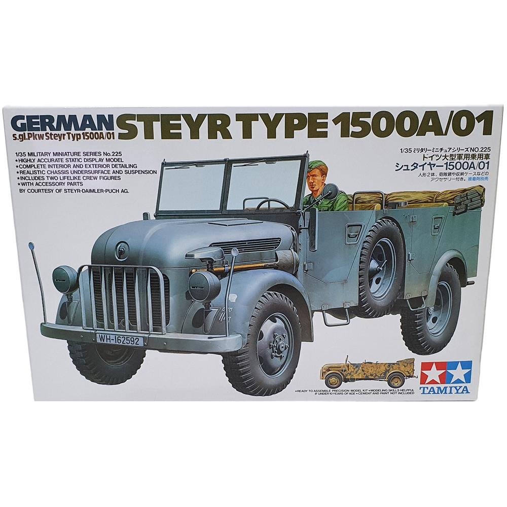 Tamiya Steyr Type 1500A/01 German Truck Model Kit (Scale 1:35)