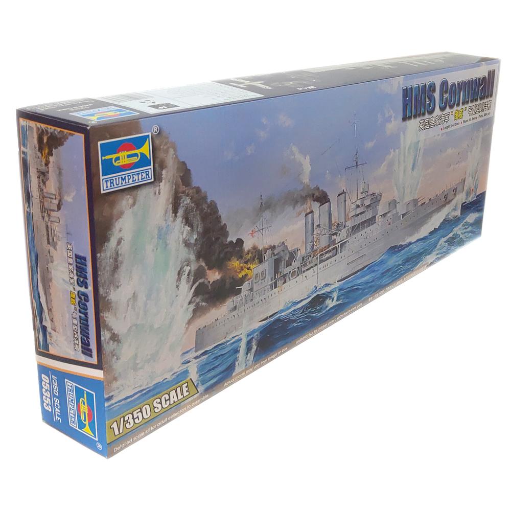 Trumpeter HMS Cornwall Heavy Cruiser Model Kit (Scale 1:350)