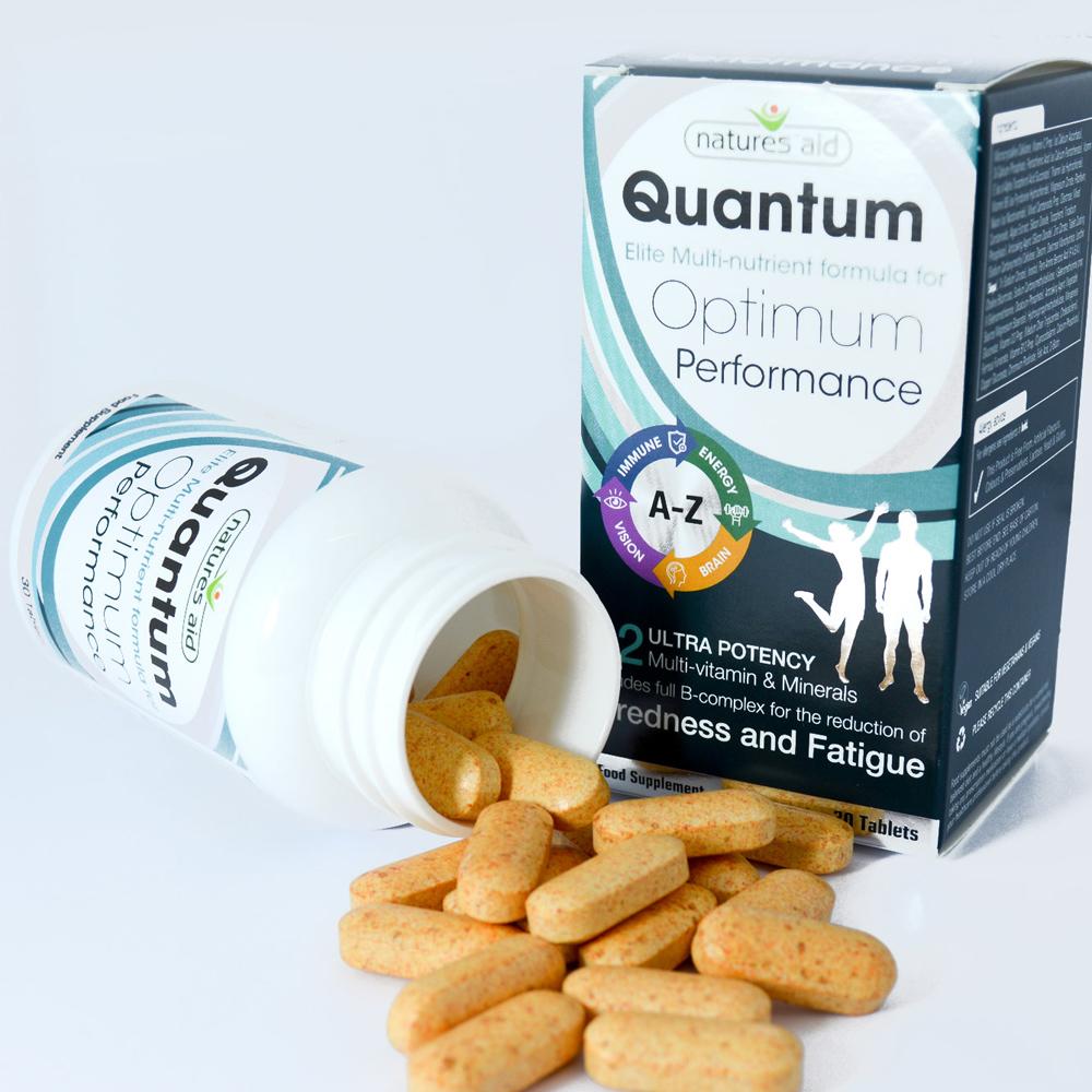Natures Aid Quantum Optimum Performance Multivitamin & Minerals - 30 ...
