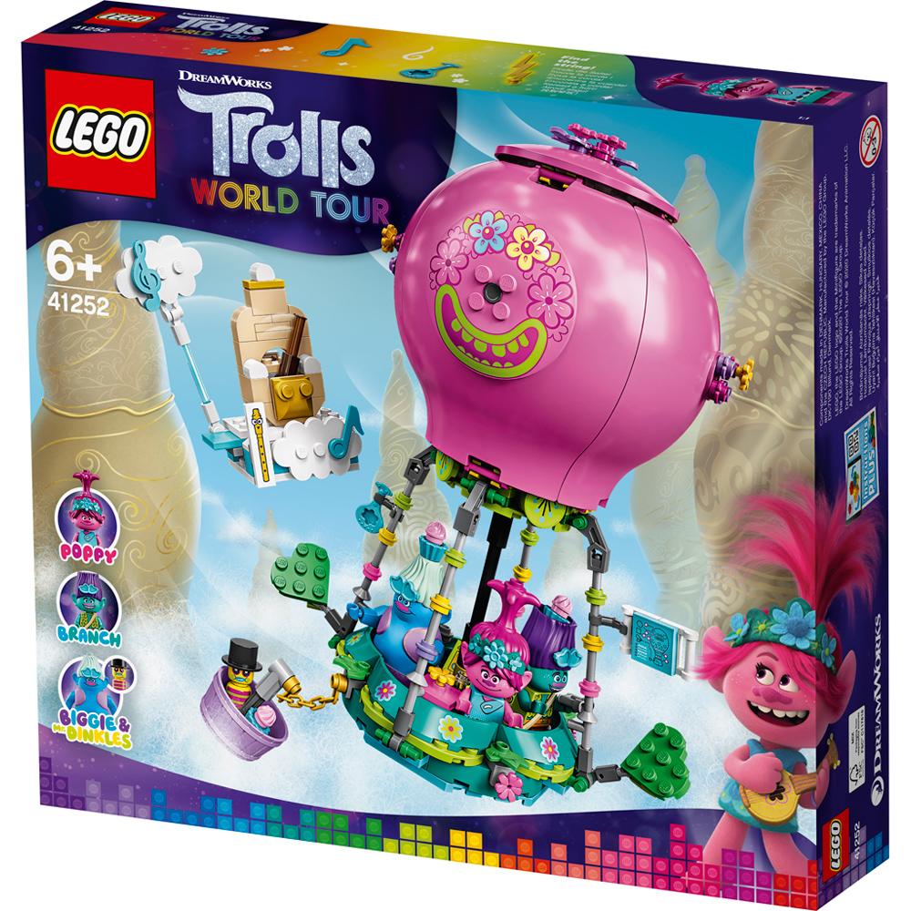 LEGO Dreamworks Trolls World Tour Poppys Hot Air Balloon Adventure ...