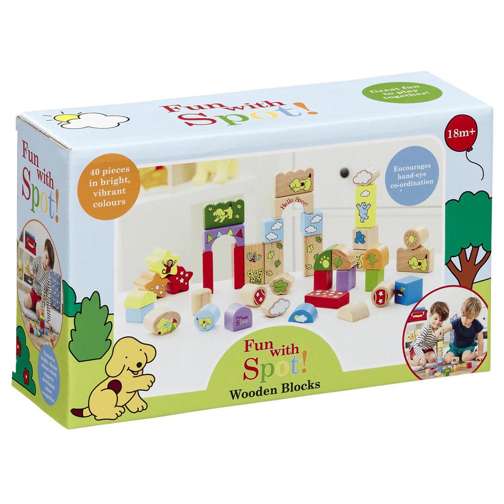 Fun With Spot! Wooden Building Blocks