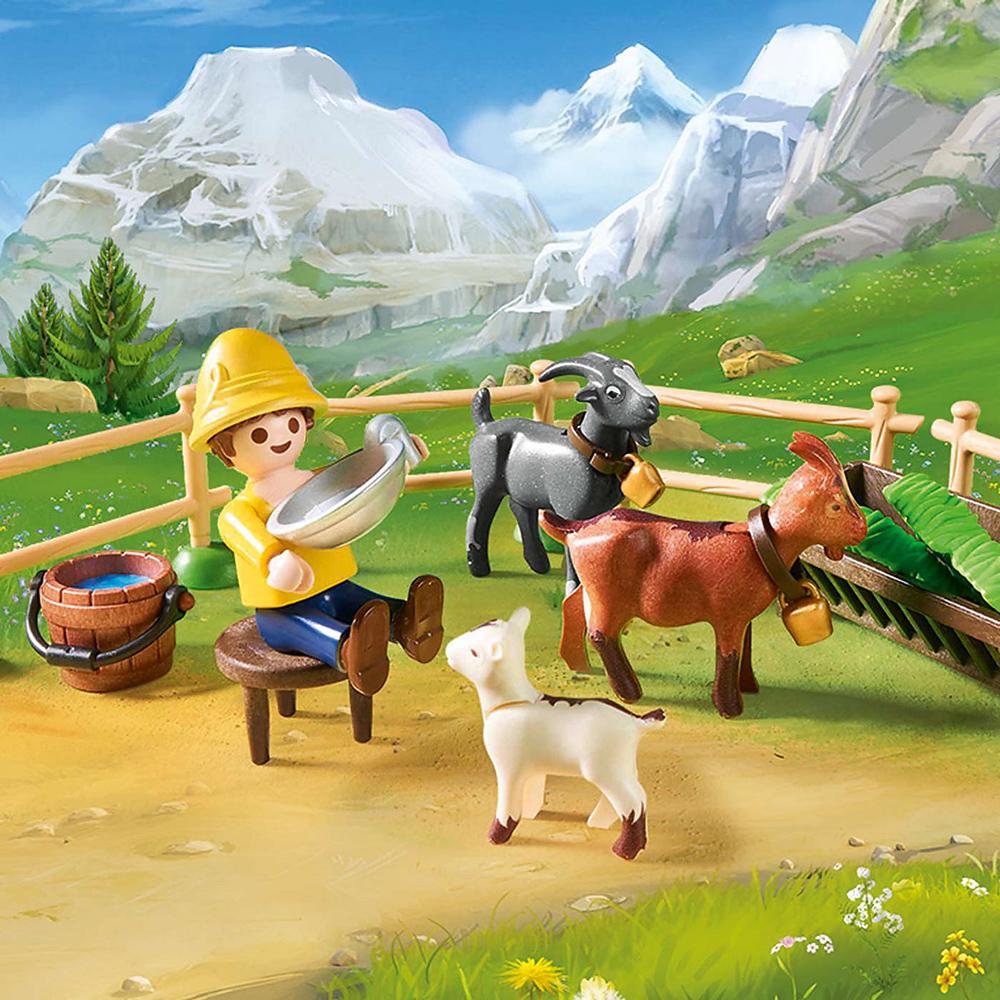 Playmobil Heidi Peter's Goat Stable Playset