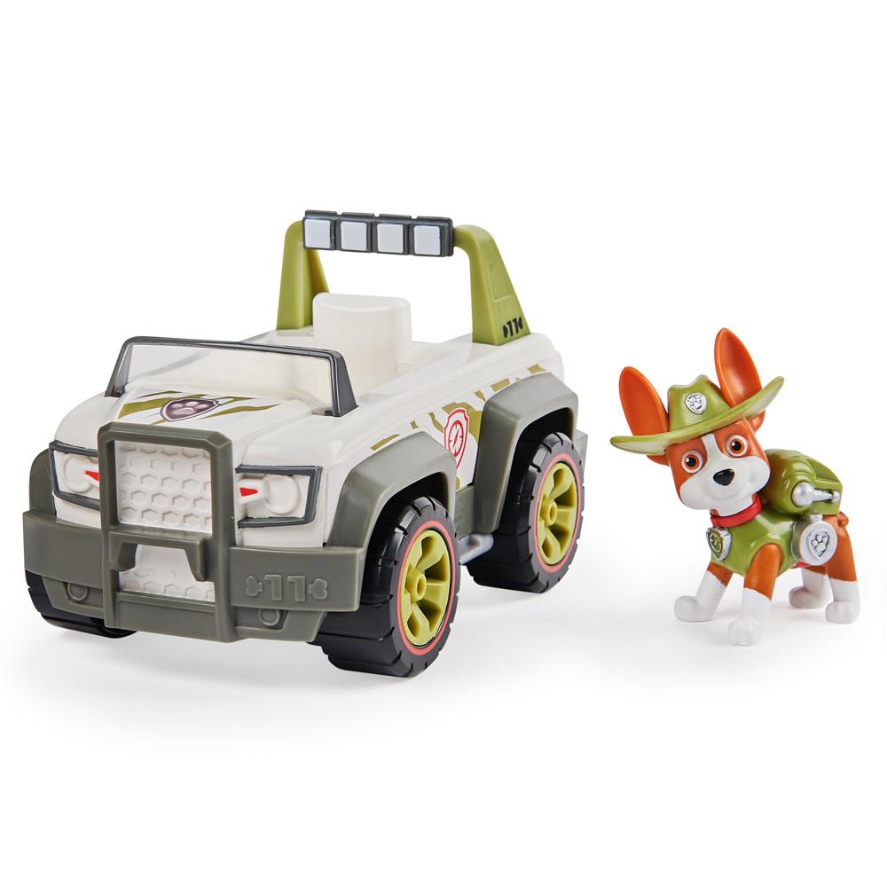 PAW Patrol Tracker's Jungle Cruiser Vehicle with Pup Figure Playset for ...