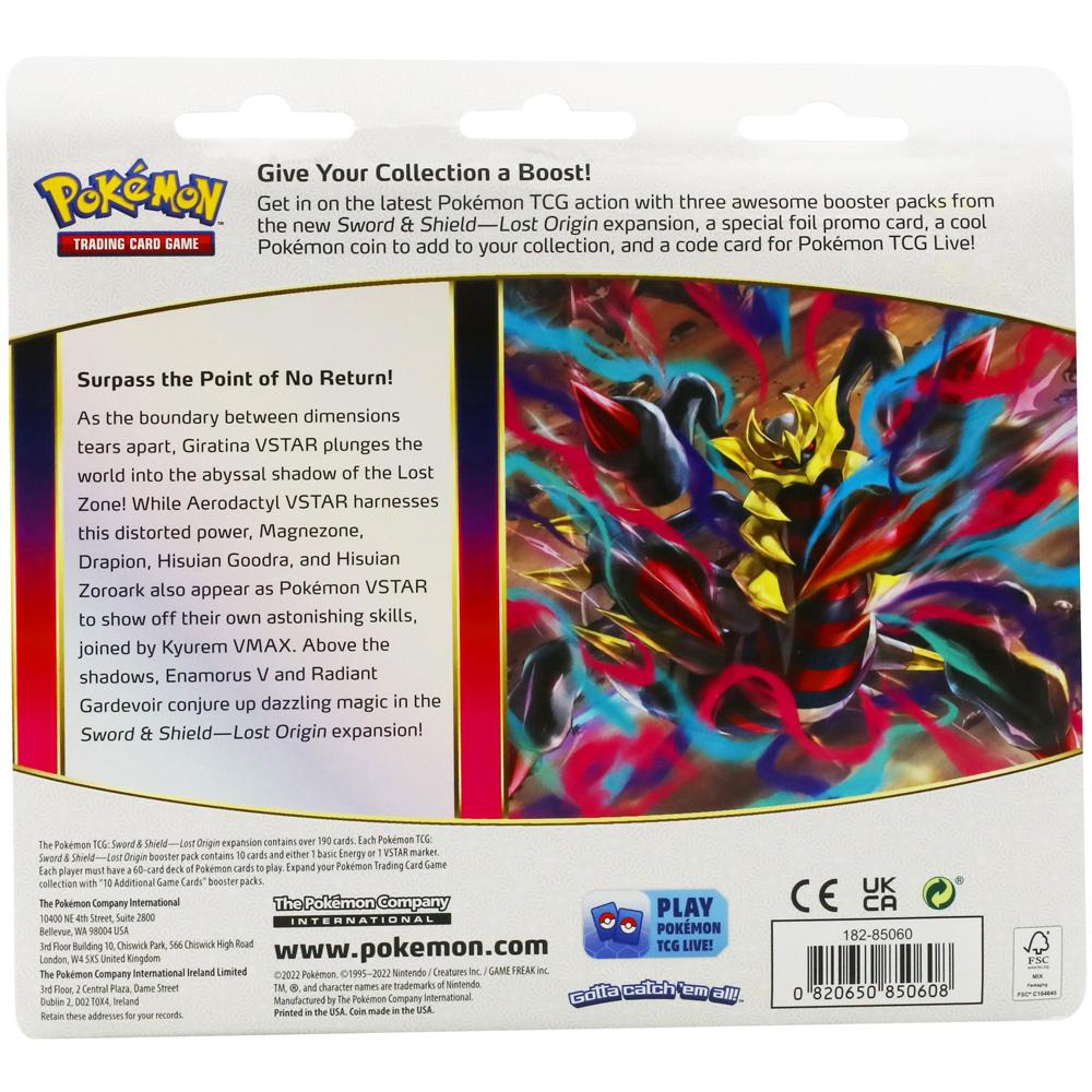 Pokemon Trading Card Game Lost Origin Promo Weavile with 3 Booster Packs