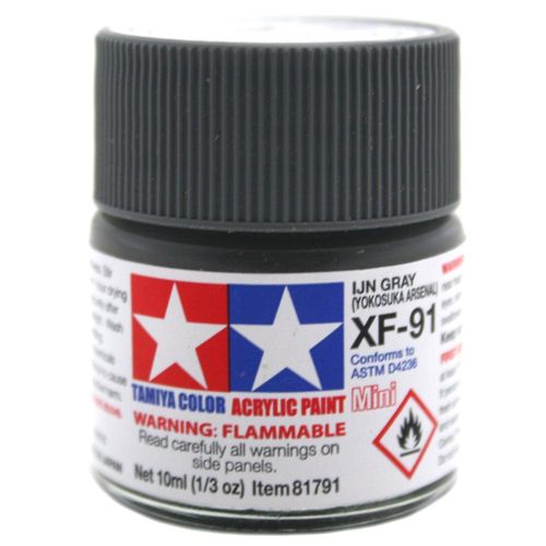 Tamiya Color XF Acrylic Paint 10ml - XF-91 IJN Gray
