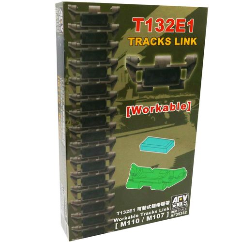 AFV Club Workable Tank Track Links for M110/M107 Model Kit Scale 1:35