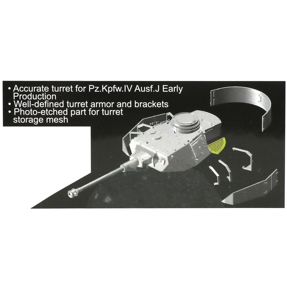 Dragon Panzerkampfwagen IV Ausf J Early Production Tank Model Kit Scale ...