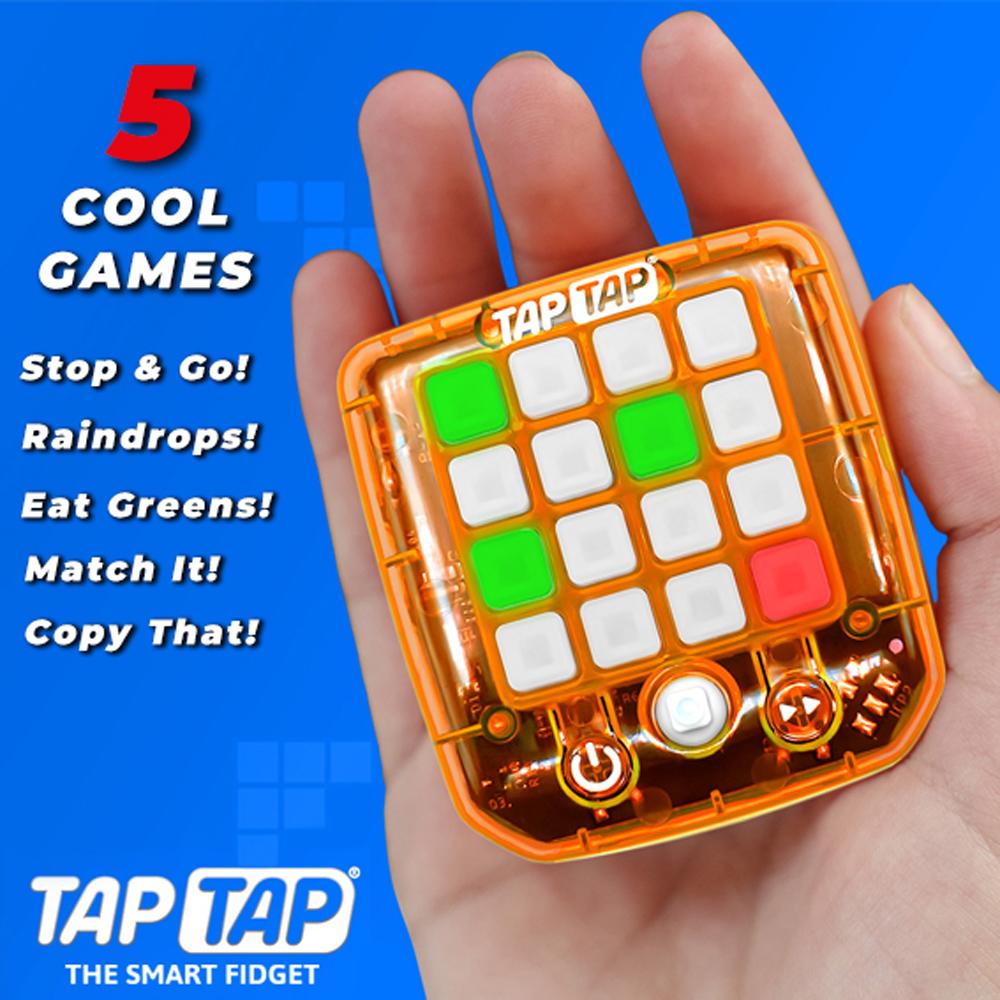 Flycatcher TapTap Smart Fidget Electronic Game in ORANGE for Ages 5+