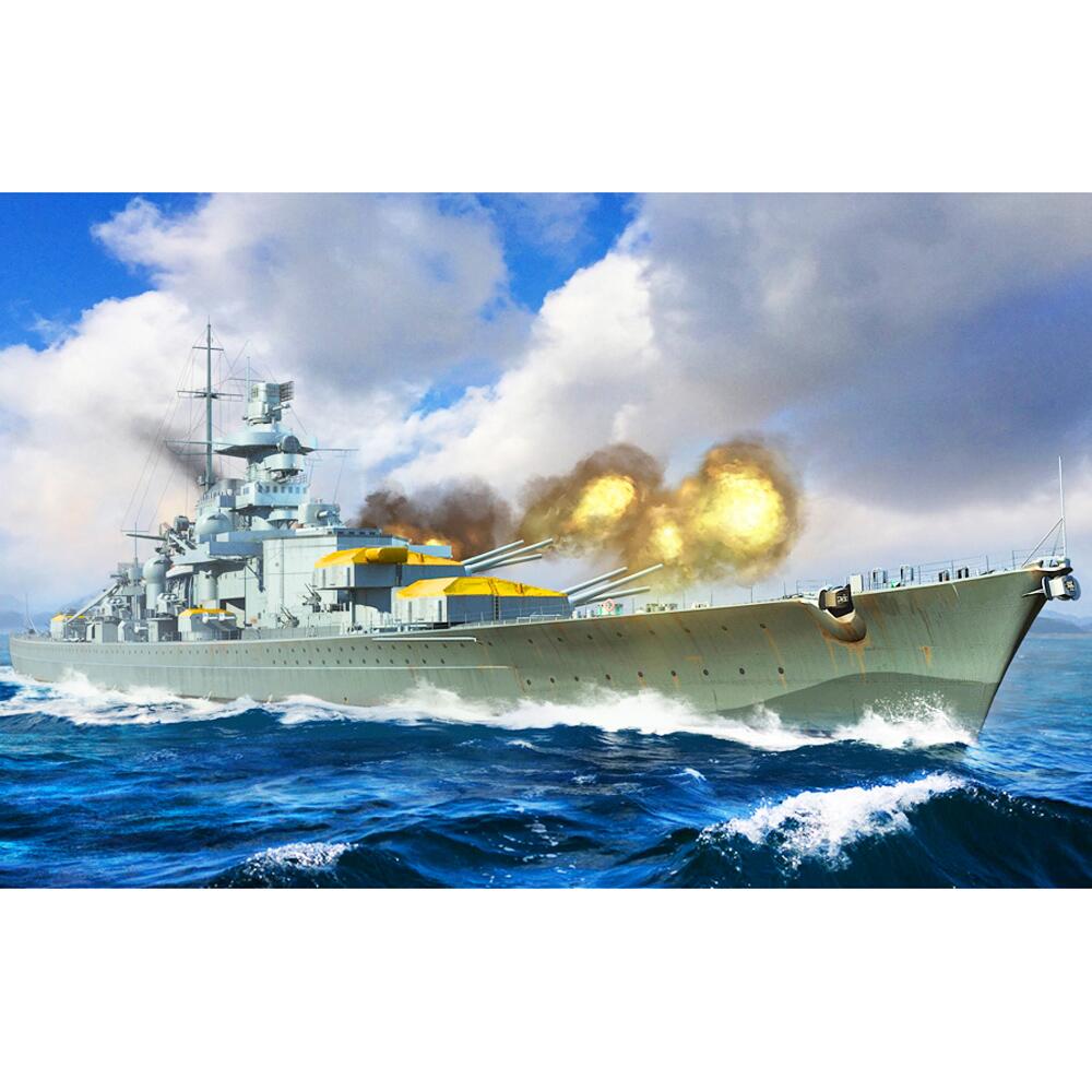 Trumpeter German Gneisenau Battleship WWII Military Model Kit Scale 1:700