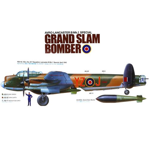 Tamiya Avro Lancaster B Mk.III Bomber Special Dambuster/Grand Slam ...