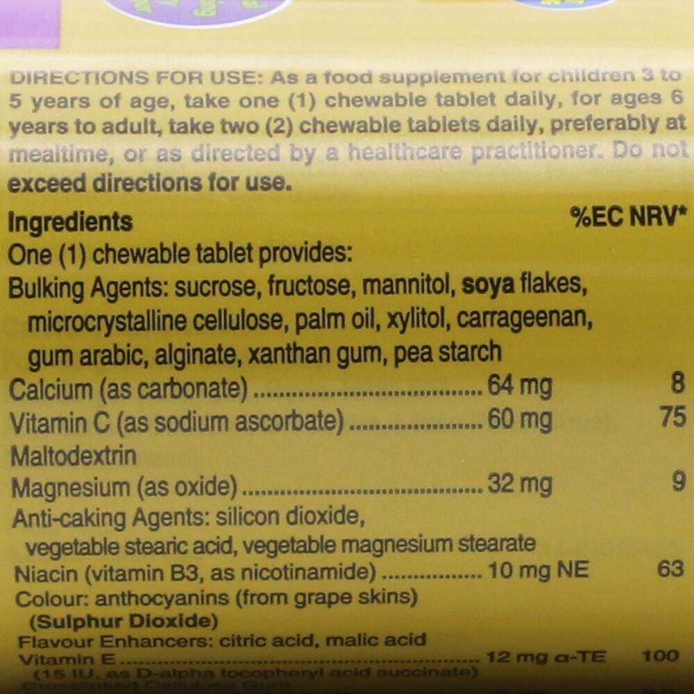 Solgar Kangavites Multivitamin Bouncing Berry 60 Chewable Tablets