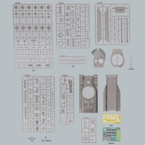 Takom Chieftain Mk 10 British Main Battle Tank Military Model Kit Scale ...
