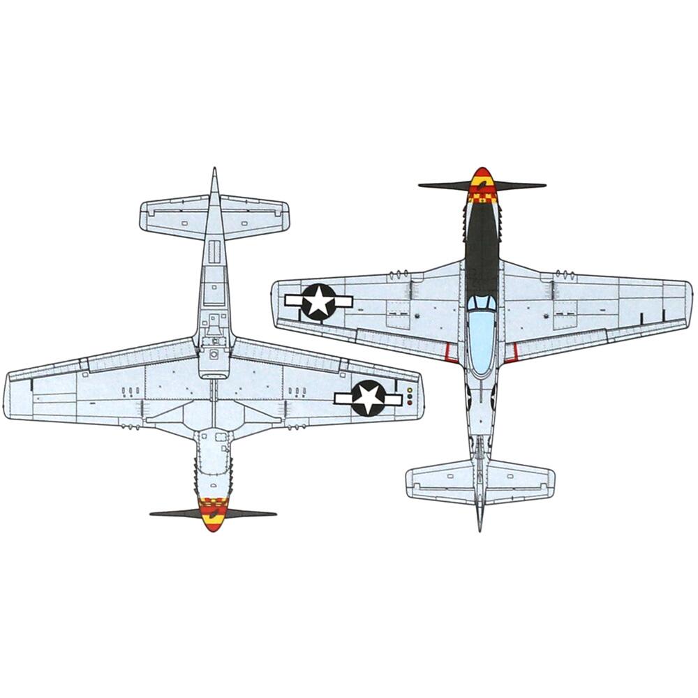 Tamiya P-51D Mustang & 4x4 Light Vehicle Military Model Kit Scale 1:48