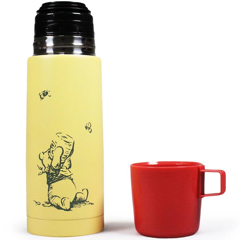 Disney Winnie the Pooh Thermal Drinks Flask 350ml with Cup Lid