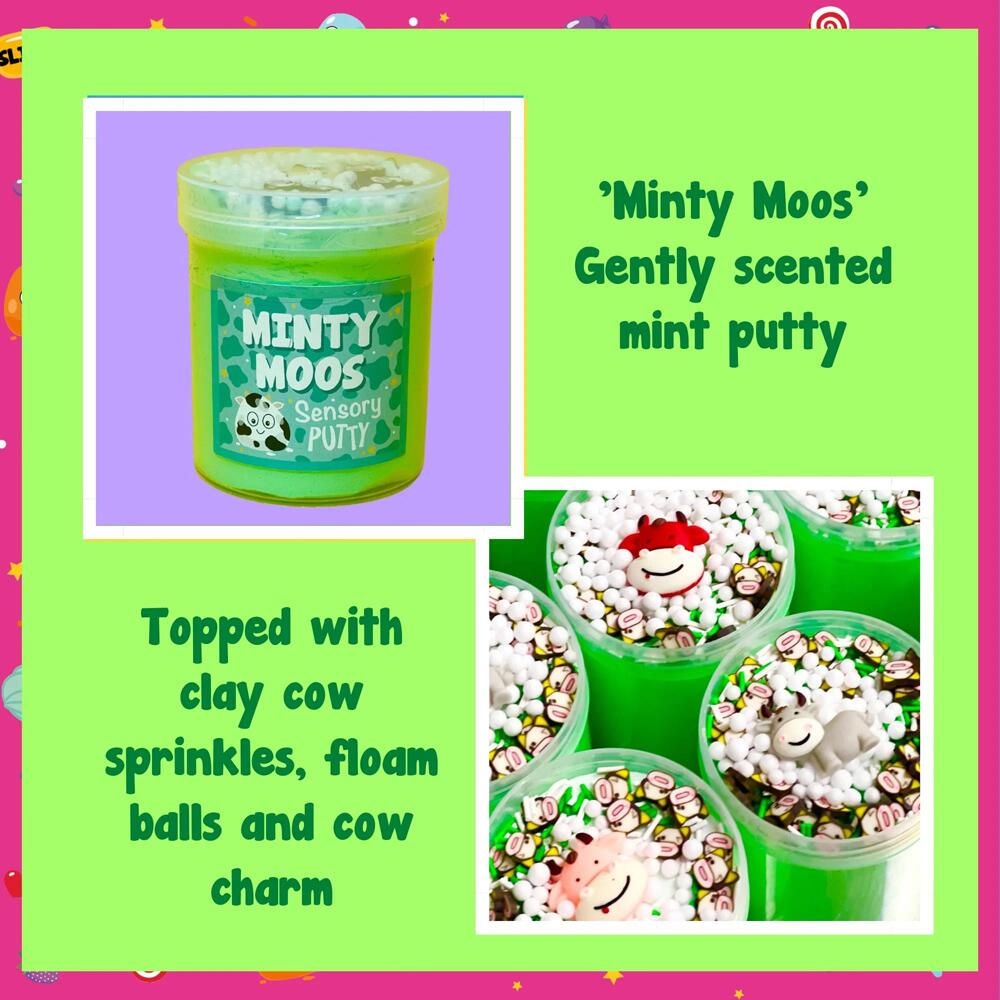 Slime Party MINTY MOOS Sensory Putty 275ml