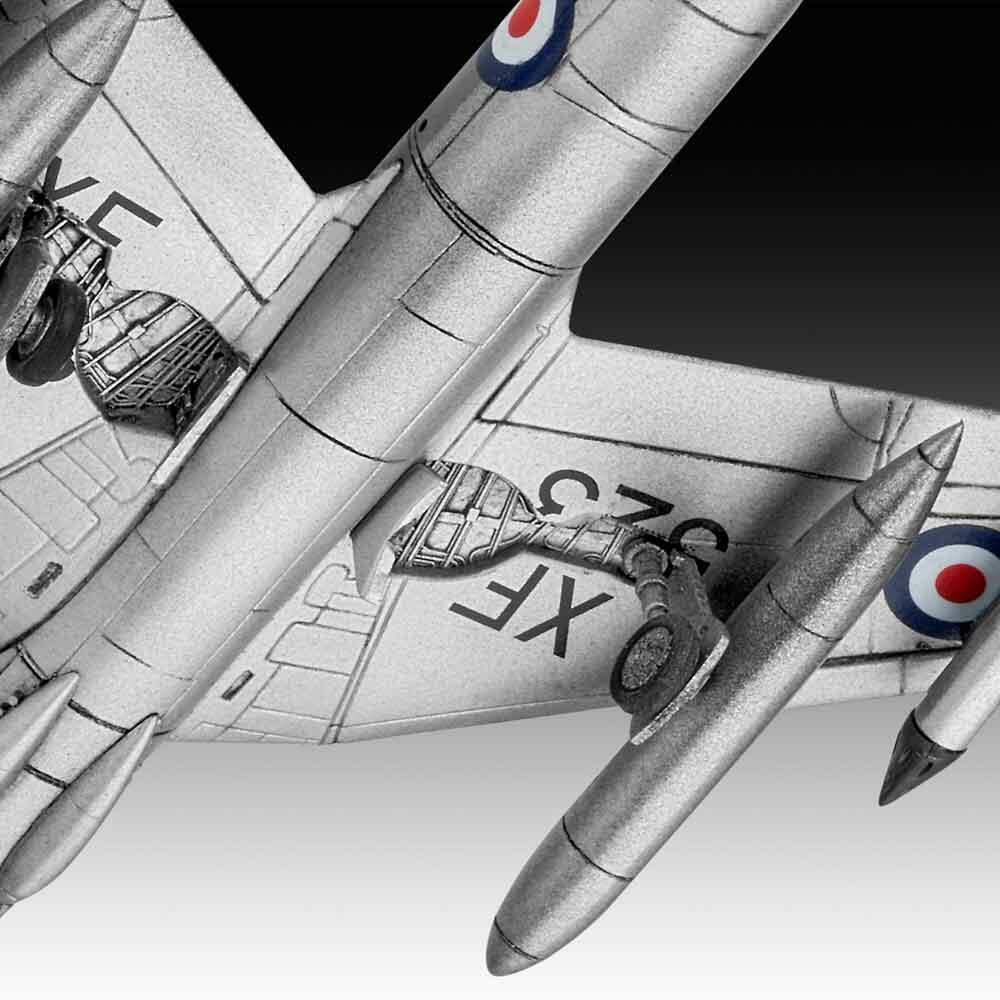 Revell Hawker Hunter FGA 9 Military Aircraft Model Set Scale 1:144 with ...