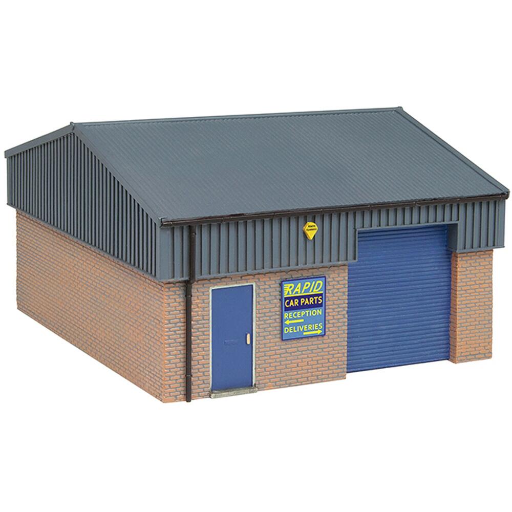 Scenecraft Small Industrial Unit Model Railway Building 00 Gauge 1:76 Scale