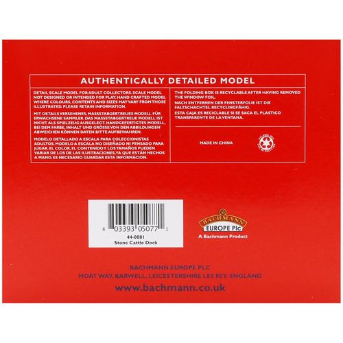 Scenecraft Stone Cattle Dock Model Railway Building 00 Gauge 1:76 Scale